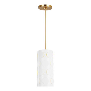 Dottie Small Pendant, Burnished Brass - Transitional - Pendant Lighting ...
