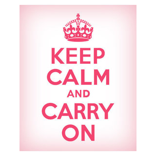Keep Calm And Carry On, 10" x 12" (8" x 10" without border ...