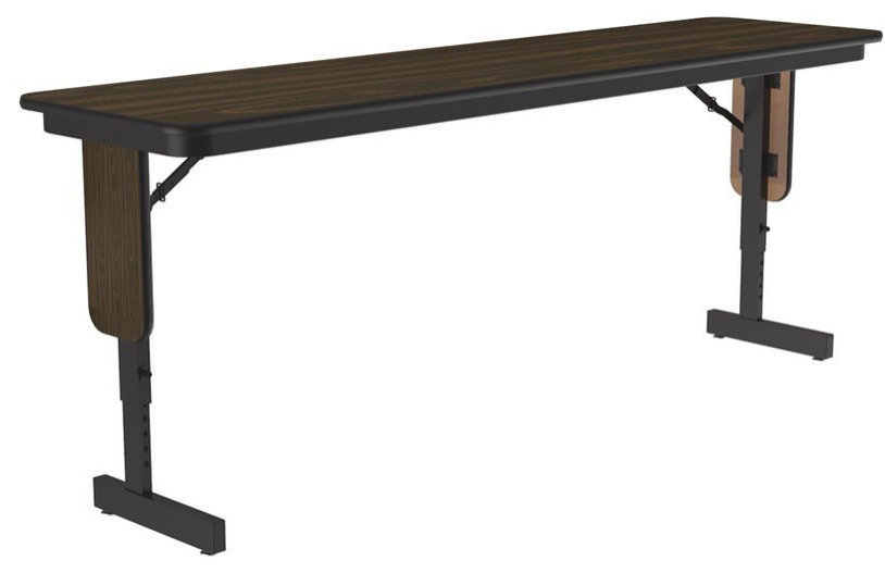 Correll Adjustable Height 3/4" High Pressure Folding Seminar Table in ...