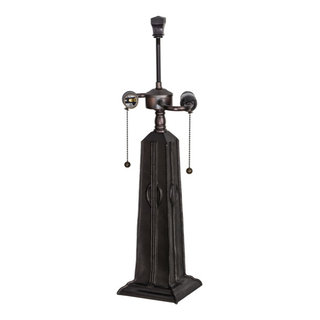 23.5"H Poppy 2 LT Table Base - Transitional - Lamp Bases - by Meyda ...