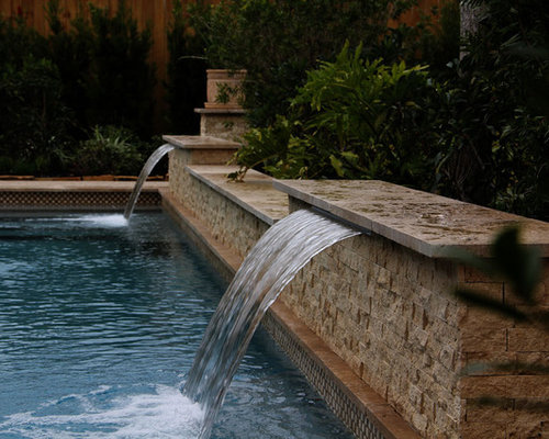 Swimming Pool Water Feature Design Ideas & Remodel Pictures | Houzz