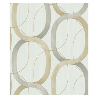 Interlock Wallpaper - Contemporary - Wallpaper - by York Wallcoverings ...