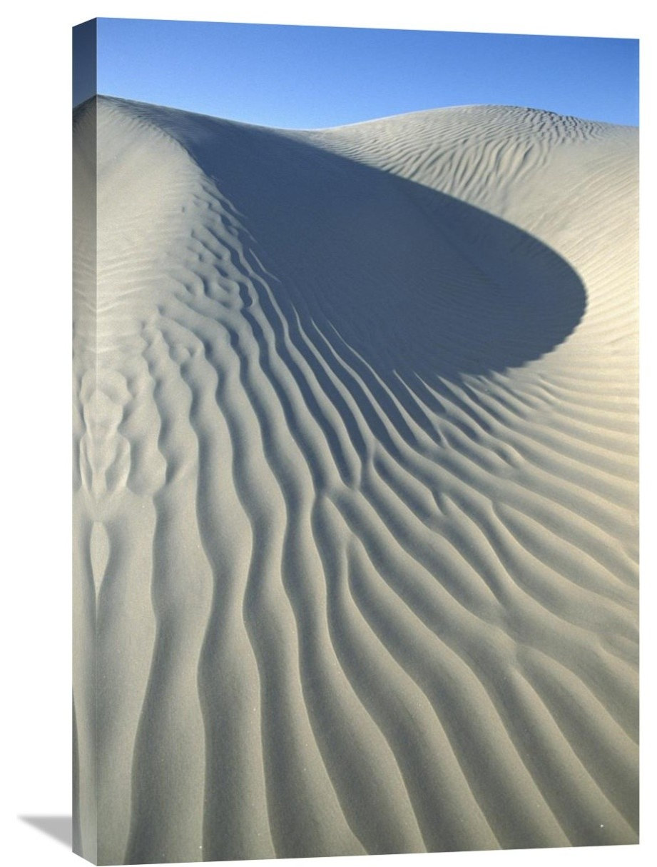 "Wind Patterns In Sand Dunes, Magdalena Island, Baja California, Mexico ...