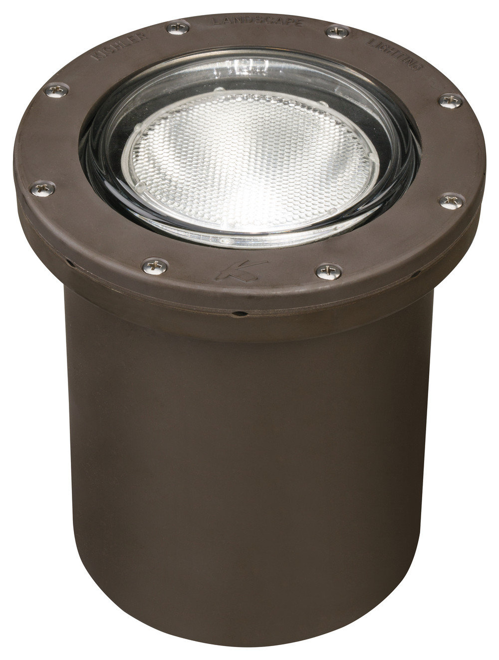 Kichler 15268AZ One Light In-Ground, Bronze Finish - Transitional ...