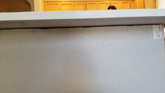 Gap between countertop and cabinet