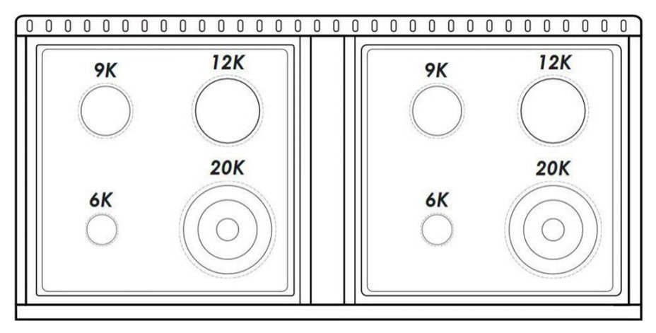 Bold Series 48" All Gas Freestanding Range - Contemporary - Gas Ranges ...