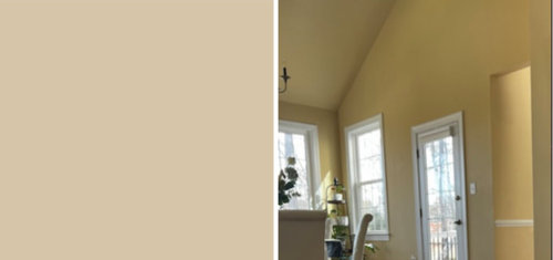 Why does this beige color look yellow