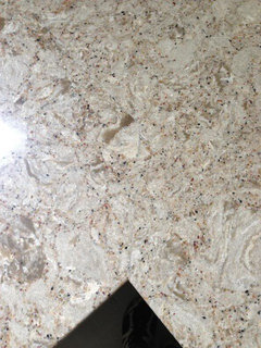 Quartz countertop seams
