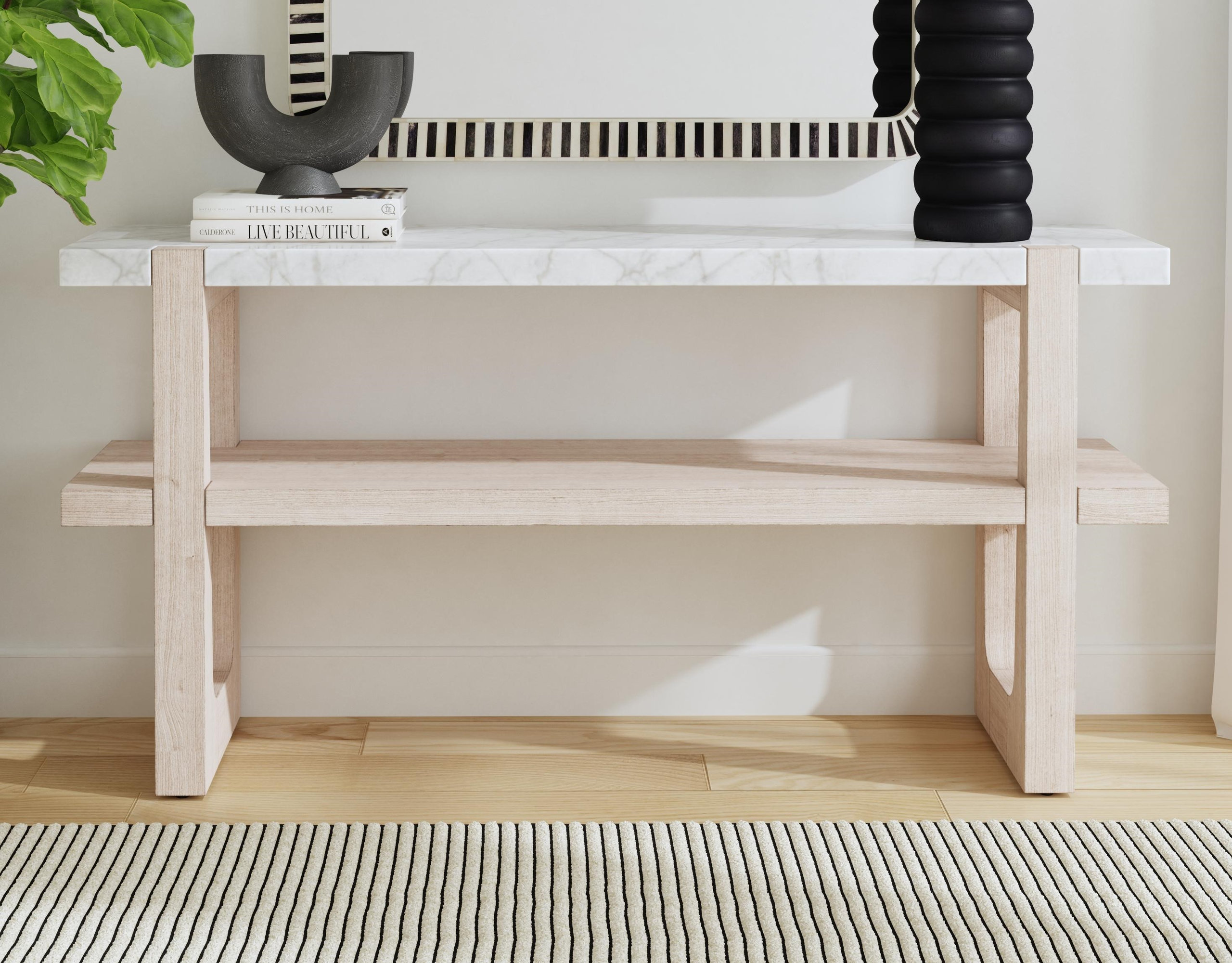 Newport Console Table - White - Transitional - Console Tables - by ...