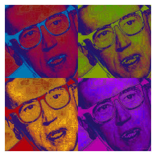 David Frost Pop Art Print, 55x55 Rolled - Contemporary - Prints And ...