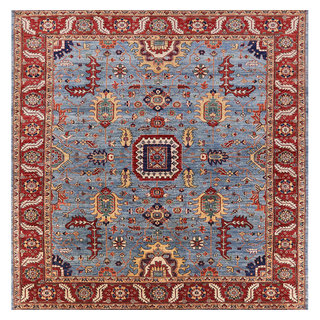 Ahgly Company Indoor Rectangle Mid-Century Modern Area Rugs, 5' x 7', 5 ...