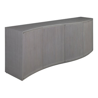 Misty Gray Mavericks Media Console - Transitional - Entertainment ...