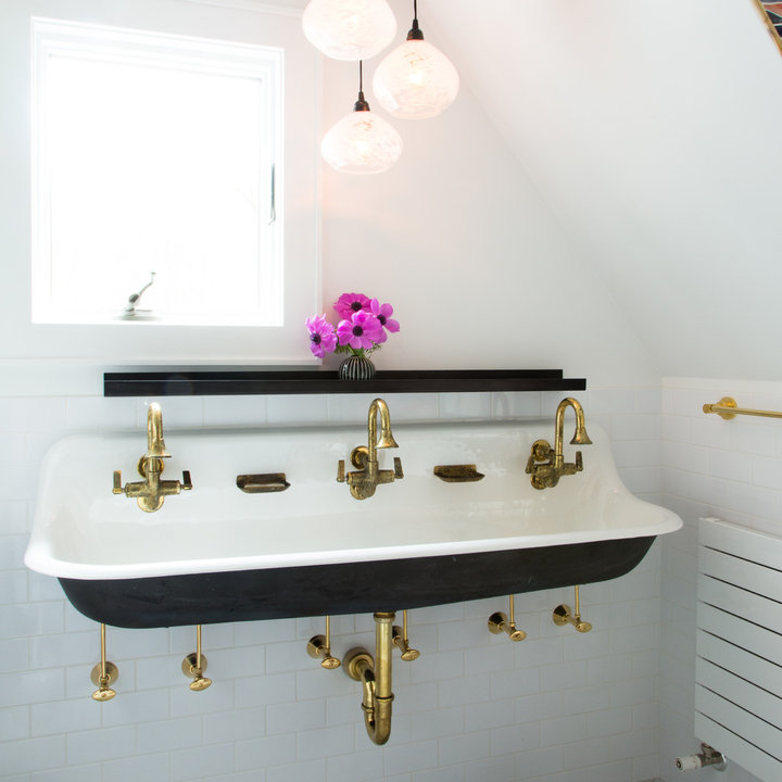 Double Faucet Trough Sink Ideas - Photos & Ideas | Houzz