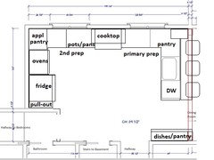 Designing a Kitchen with a Hallway Going Through It