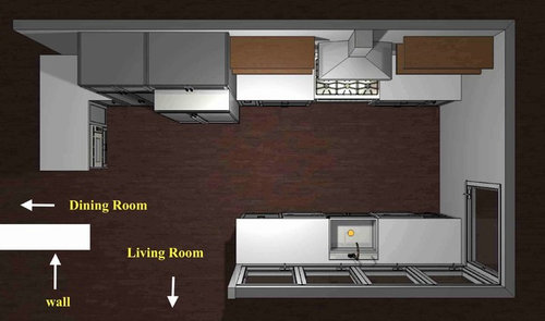Refrigerator Location/kitchen layout help