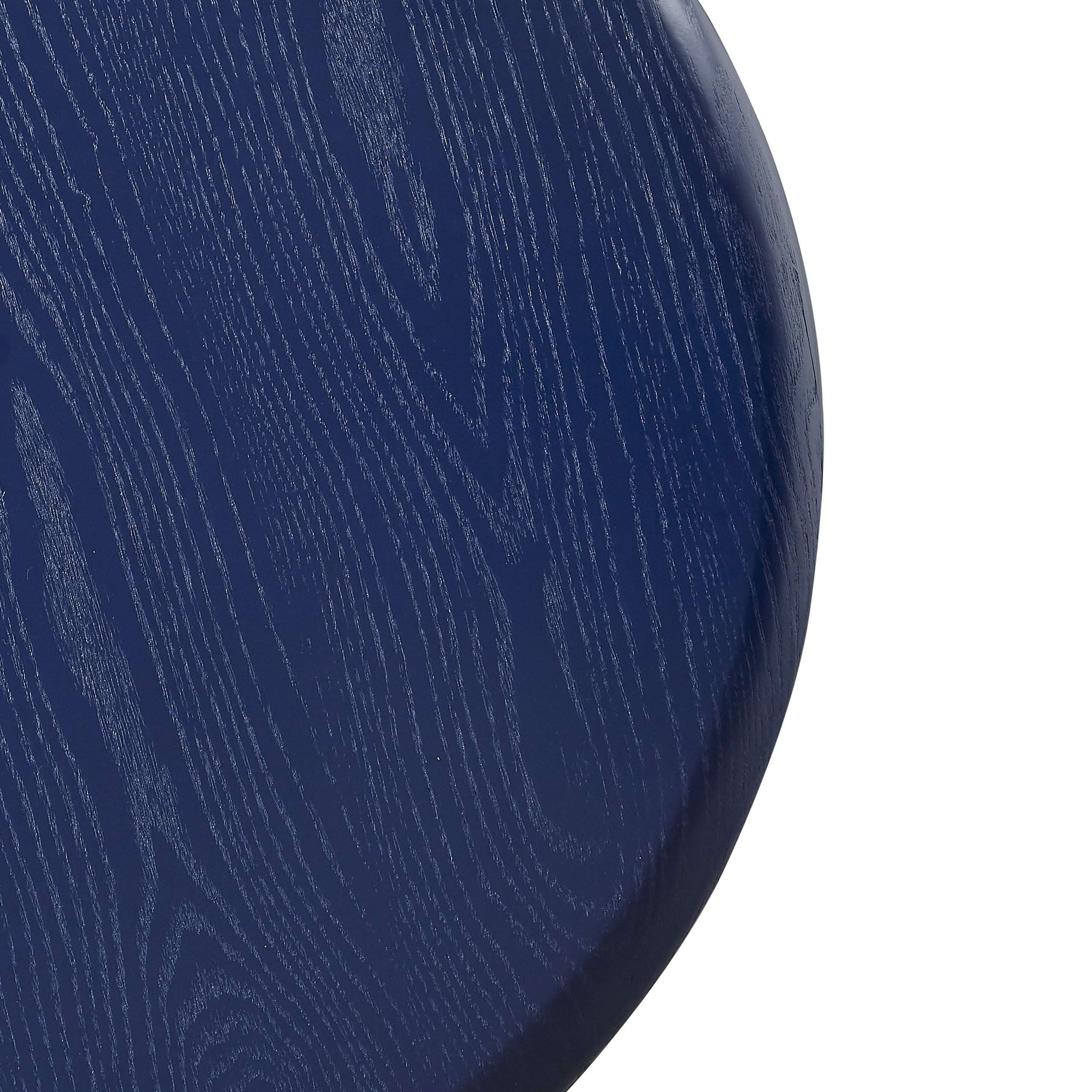 Gunda Round Side Table, Deep Blue - Contemporary - Side Tables And End ...