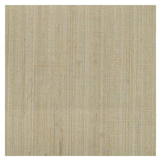 Ruslan Gray Grasscloth Wallpaper - Contemporary - Wallpaper - by ...