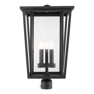 Z-Lite 571PHXLR Seoul 3 Light Outdoor Post Mount Fixture - Transitional ...