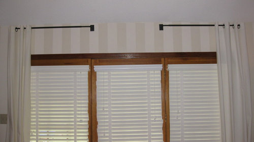 Window treatments for Atrium door and two side windows