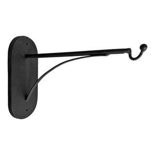 Black Iron Wall Bracket - Traditional - Wall Hooks - by Design Mix ...
