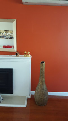 burnt orange feature wall?. | Houzz AU