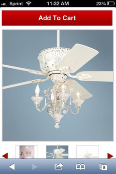 Help! Glam or romantic ceiling fans??? | Houzz Forum