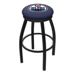 Holland L8B2B Edmonton Oilers 36" Swivel Bar Stool - Black ...
