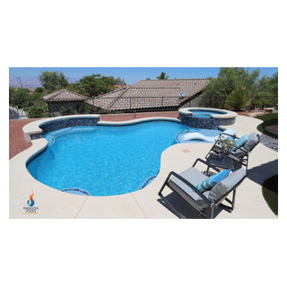 20 Pool Designs Under 600 sq ft - Pool - Las Vegas - by Paragon Pools ...