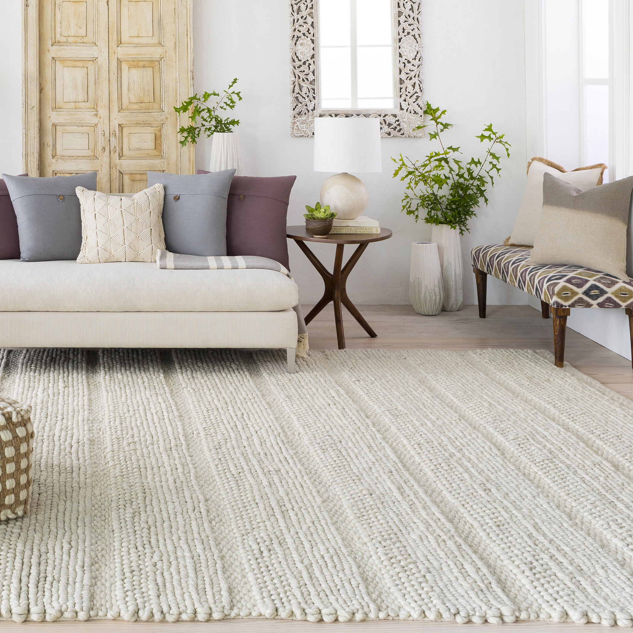 Clifton Ivory Hand Woven 9 X 13 Rug - Scandinavian - Area Rugs - by ...