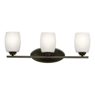 3 Light Vanity Light Approved for Damp Locations - Contemporary ...