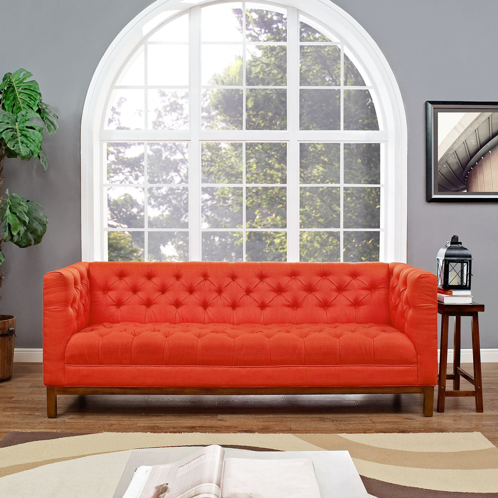 MODWAY Panache Upholstered Fabric Sofa - Contemporary - Sofas - by ...