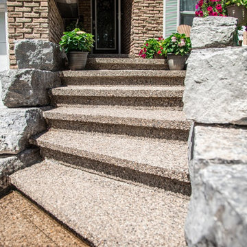 75 Beautiful Exposed Aggregate Concrete Steps Home Design Ideas ...