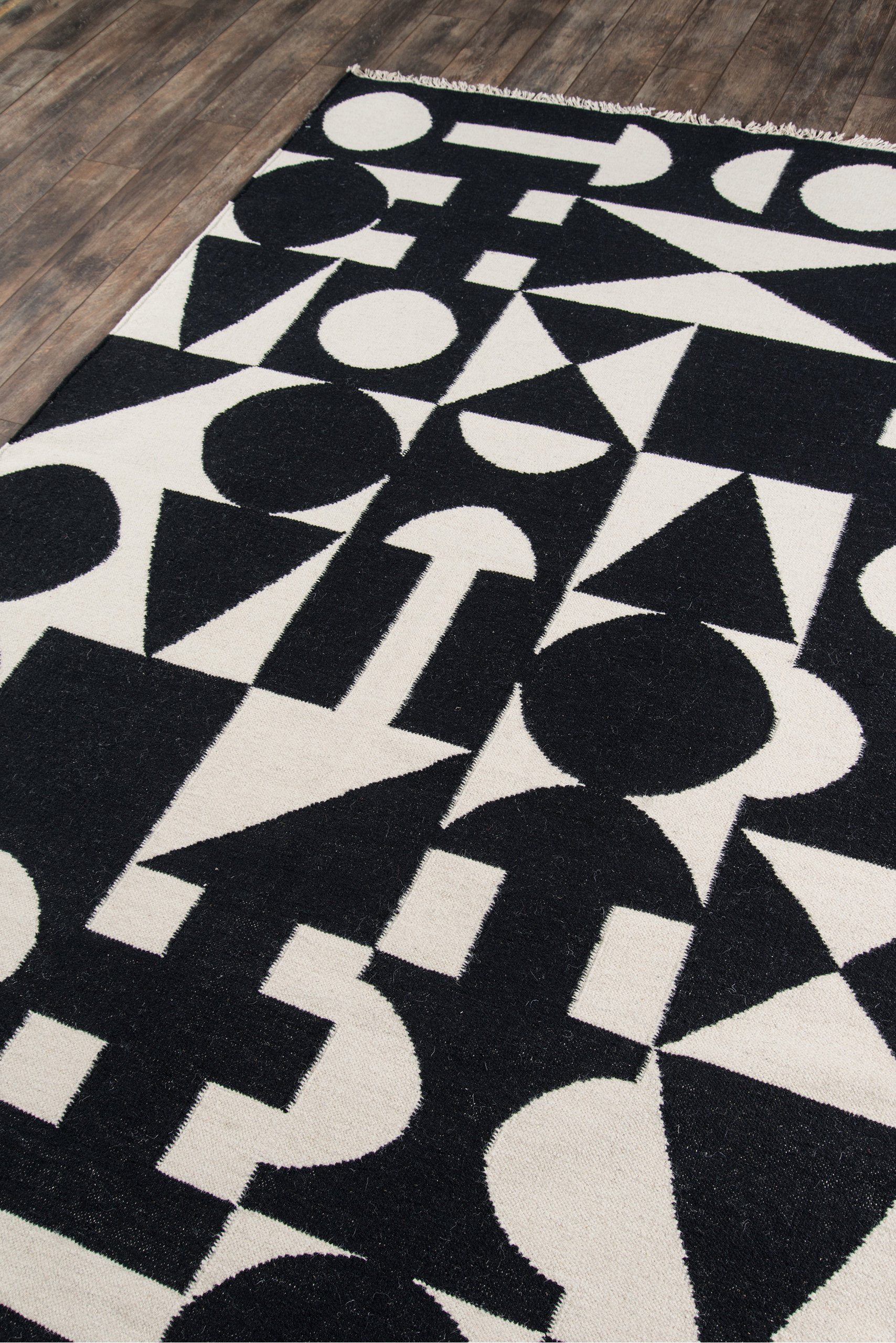 Novogratz by Momeni Topanga Roberta Flat Weave Reversiable Wool Rug, 5 ...