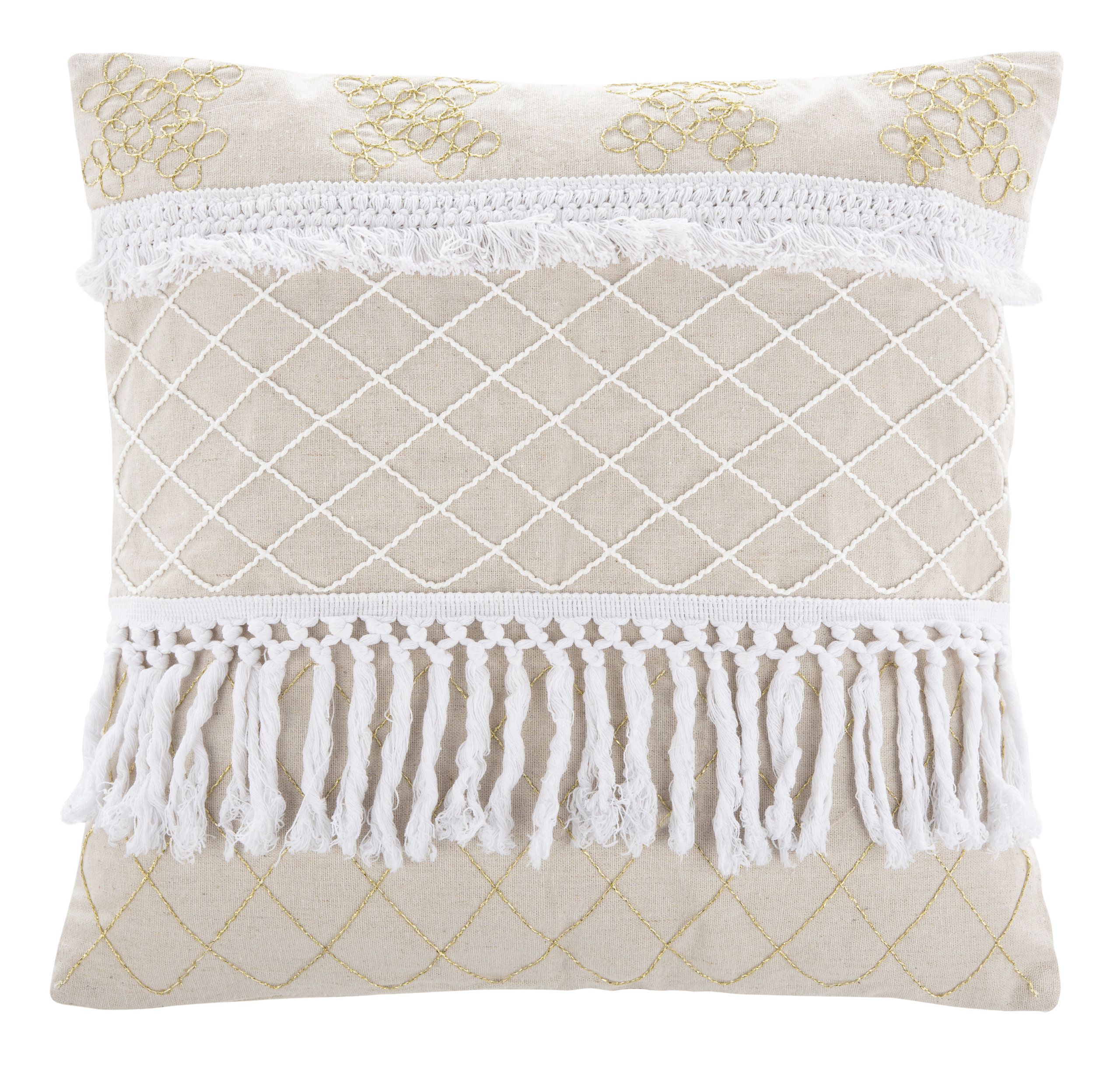 Safavieh Gurti Pillow, 1'6" Square - Scandinavian - Decorative Pillows ...