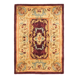 Safavieh Empire em422a Burgundy, Gold Area Rug, 2'0" X 3'0" - Victorian ...