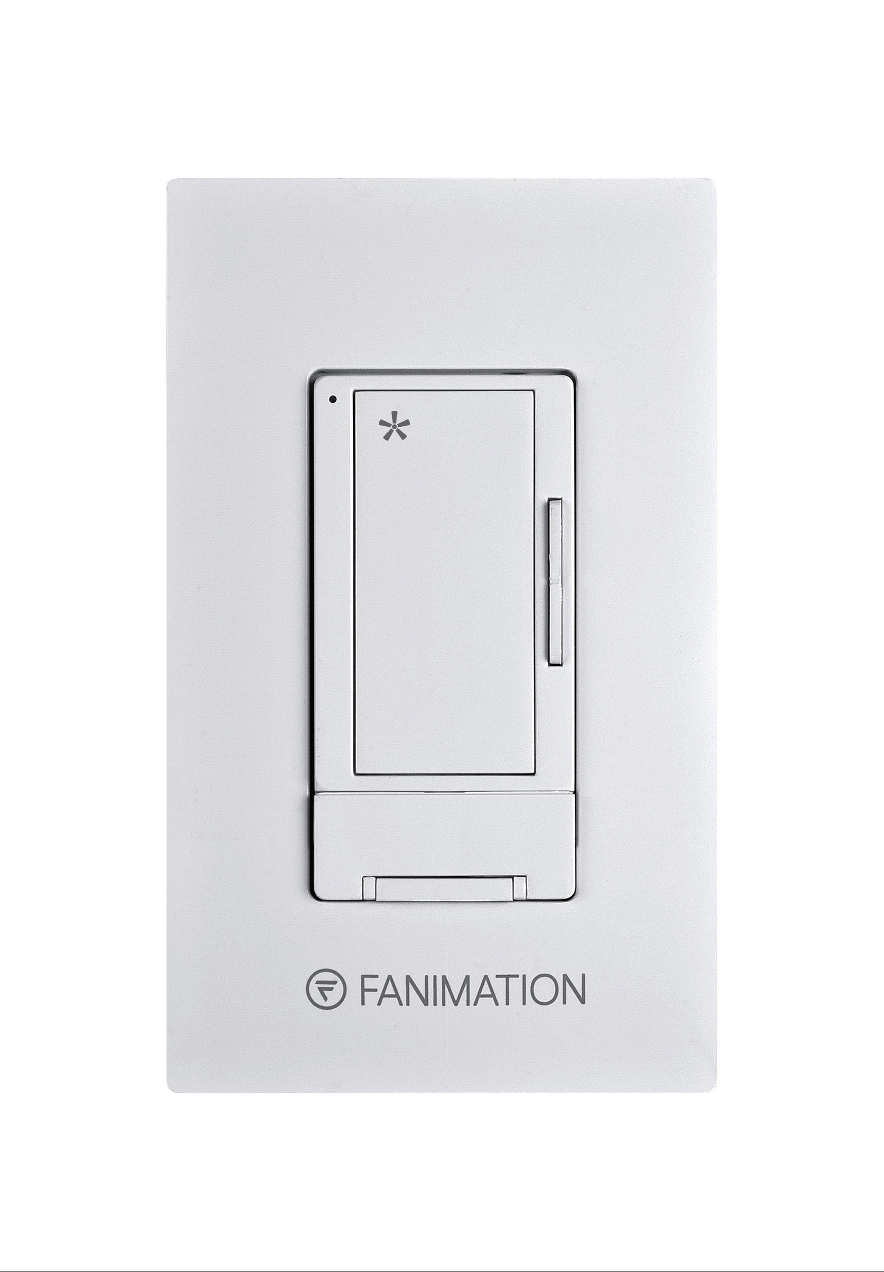Wall Control With Receiver 3 Speed Fan White - Transitional - Ceiling ...
