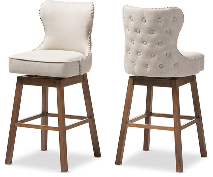Gradisca Barstool Set (Set of 2) - Transitional - Bar Stools And ...