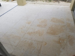 Stain on Travertine paver