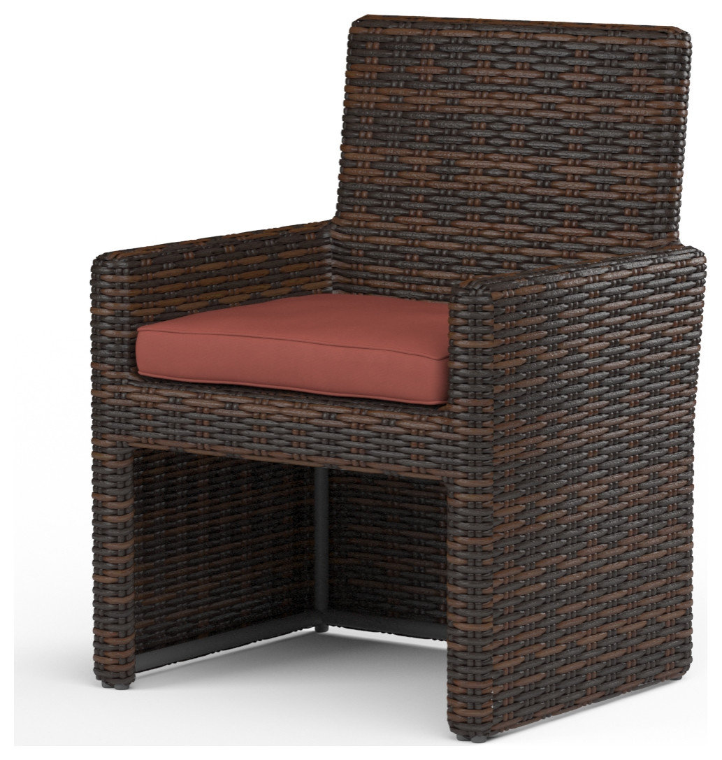 Montecito Comfortable Weather-Resistant Style Outdoor Dining Chair (Set ...