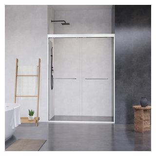 Ennis By Pass Framed Shower Door, Clear Glass, 60" W X 76" H ...
