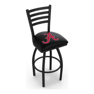 Holland L014 Alabama 36" Swivel Bar Stool - Black - Contemporary - Bar ...