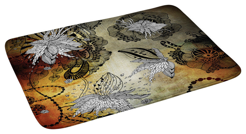 Iveta Abolina Nightplay Memory Foam Bath Mat, 17"x24" - Contemporary ...