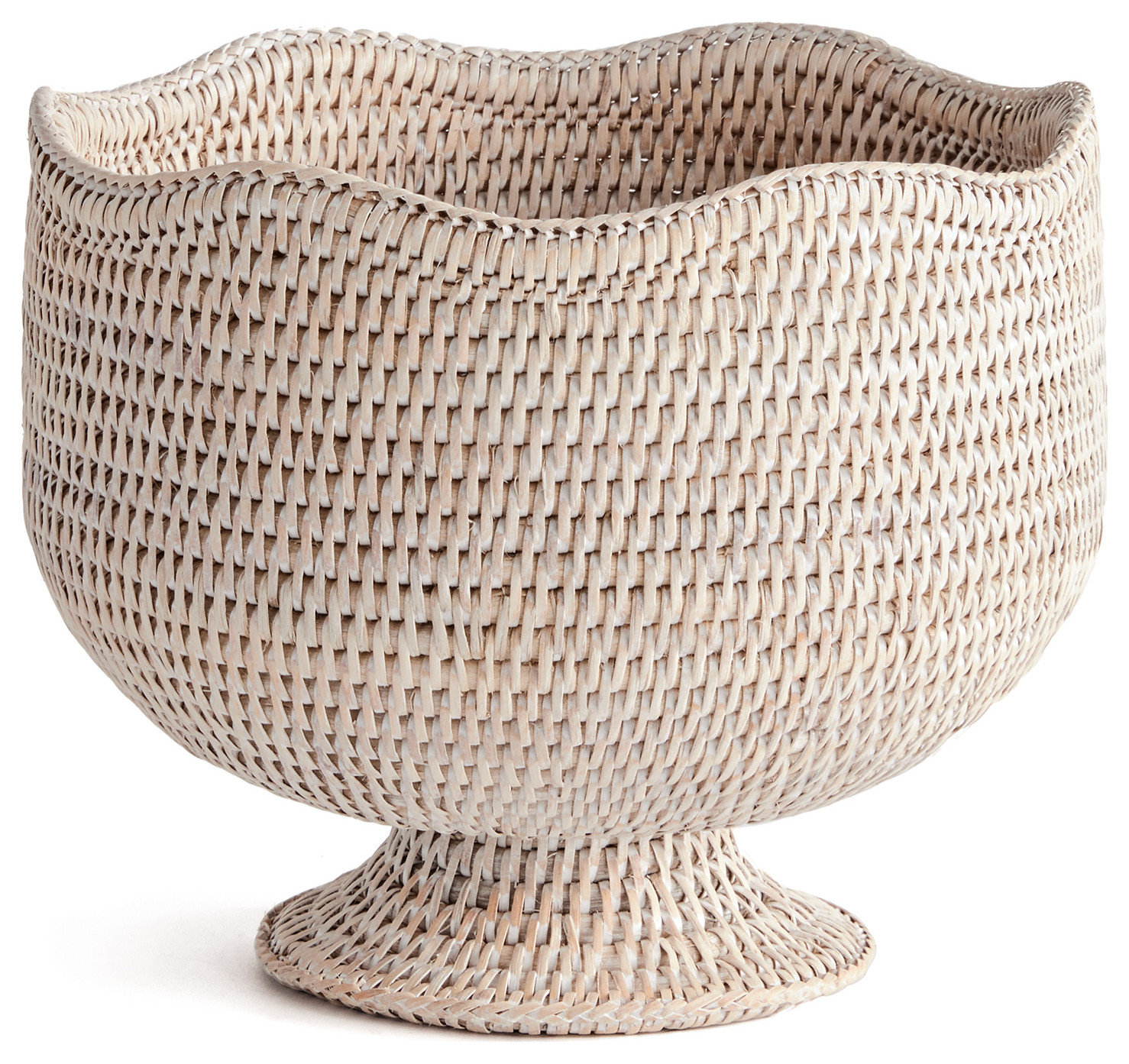 Burma Rattan Footed Cachepot - Tropical - Indoor Pots And Planters - by ...