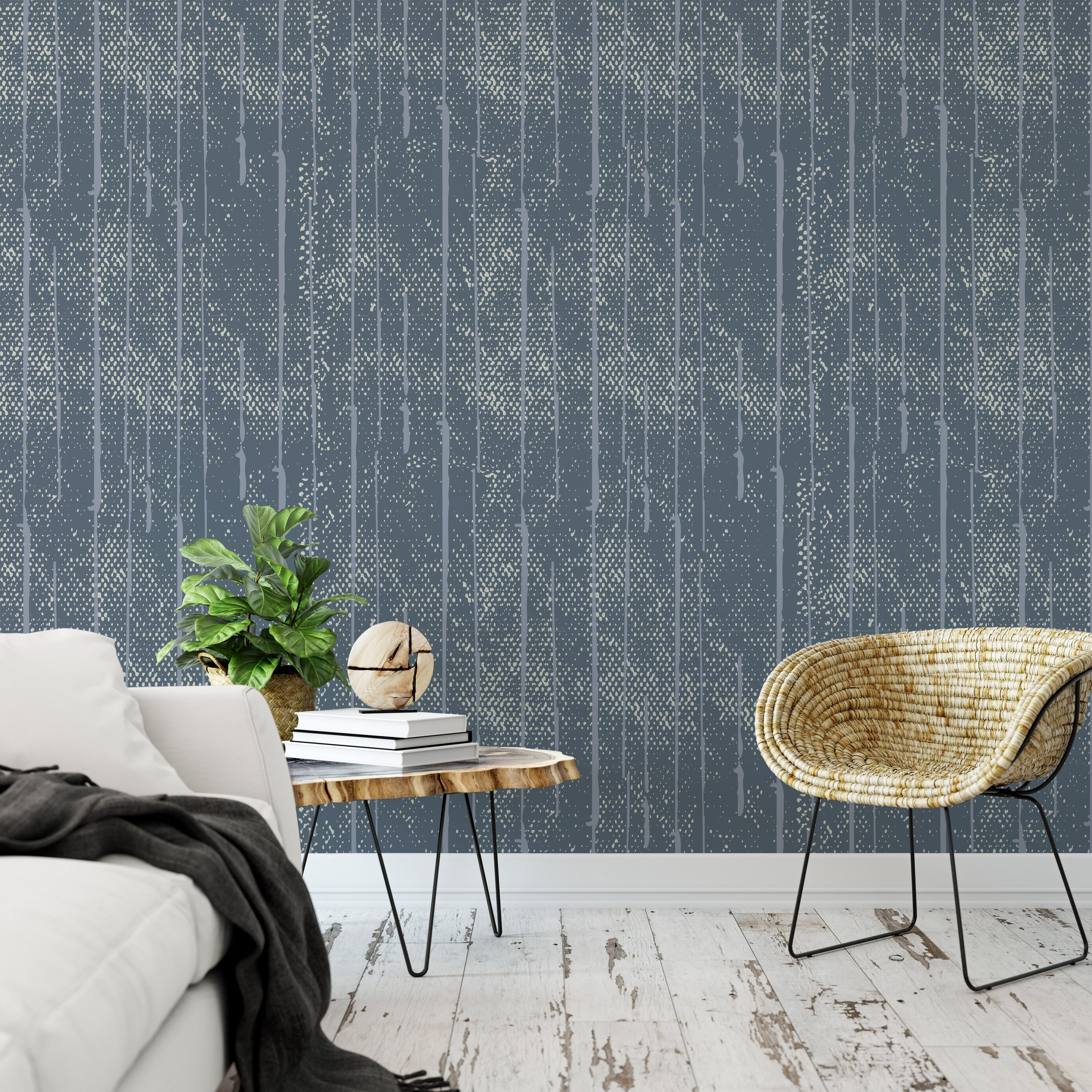 Texture Slate Wallpaper by Monor Designs, Sample 12"x8" - Contemporary - Wallpaper - by ...