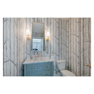 Richmond Edwardian - Transitional - Powder Room - San Francisco - by MP ...
