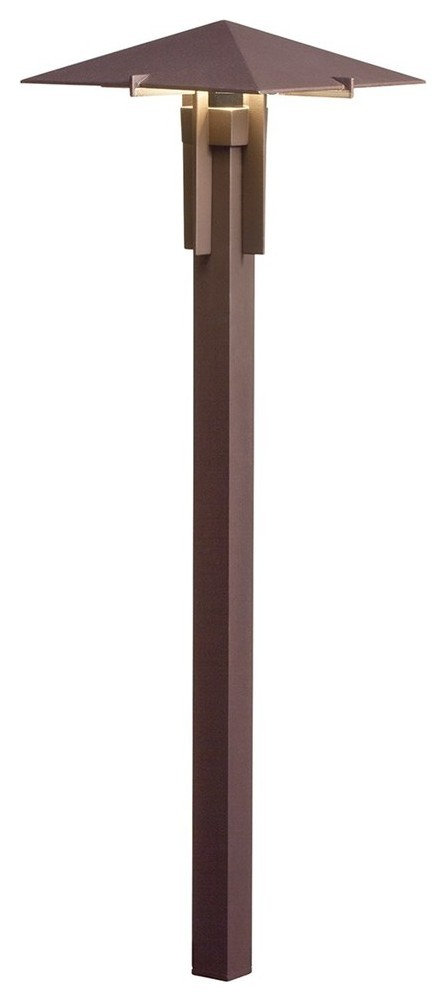 Kichler LED Pyramid Path, Textured Architectural Bronze - Transitional ...