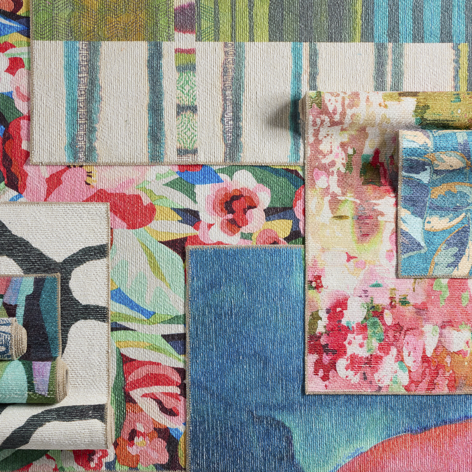 Vibe Amicia Outdoor Floral Multicolor/Pink Area Rug, 2'6"X8 ...