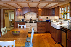 Kitchen colours to go with vintage green Aga?