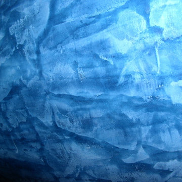 Blue Venetian Plaster - Photos & Ideas | Houzz