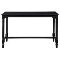 5-piece Rectangular Spindle Leg Counter Height Dining Set Oatmeal and ...